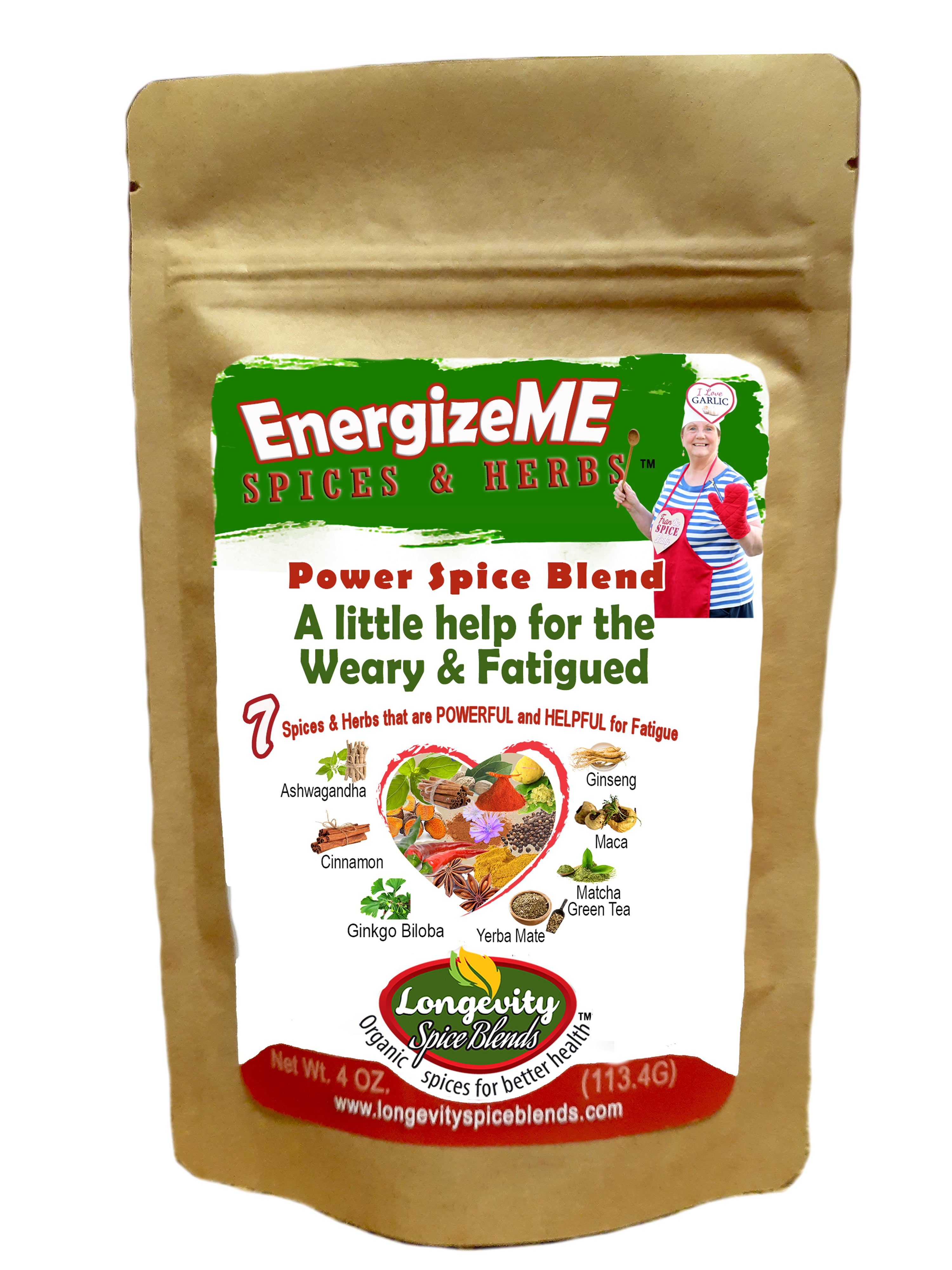 Arthritis Food Spices & Herbs (4 oz. pouch - 64 tsp. servings)